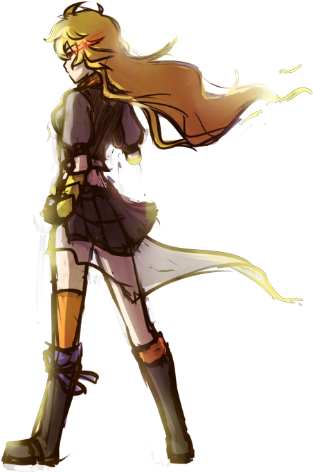 Download Yang Xiao Long Fan Art - Cartoon - Full Size PNG Image - PNGkit