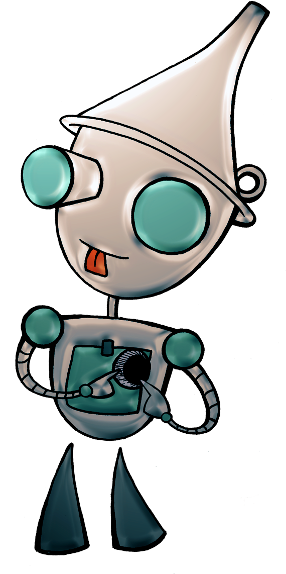 Download Oz Clipart Tin Man - Cartoon Tin Man - Full Size PNG Image ...