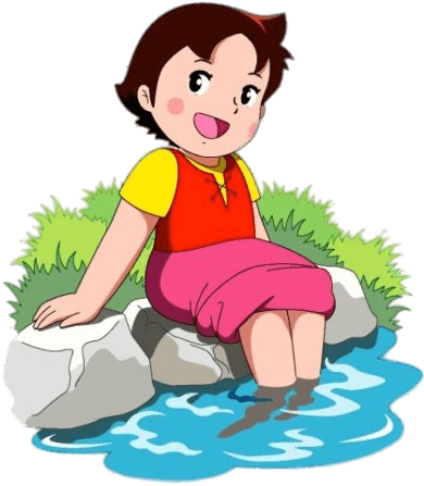 Download Heidi Feet In Water Png - Heidi Clipart - Full Size PNG Image ...