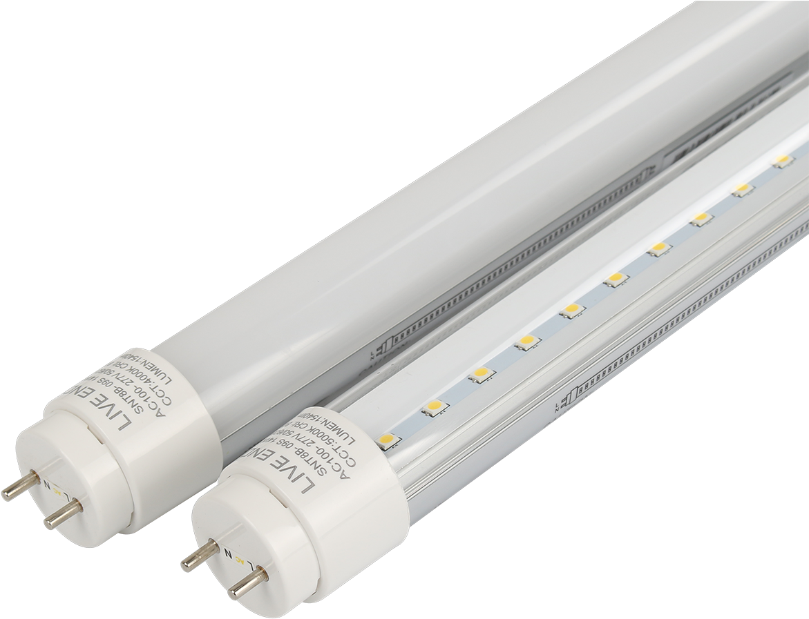 Download 145 Lm/w T8 Led Tube Light - Fluorescent Lamp - Full Size PNG ...