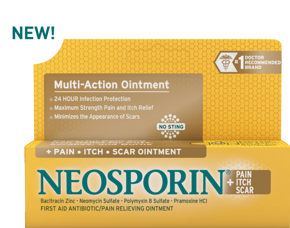 Download Neosporin® Pain, Itch, Scar - Neosporin Gel - Full Size PNG ...
