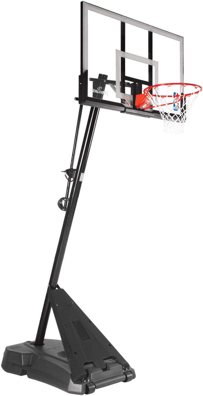 Download Transparent Spalding 54" Hercules Angled Pole Basketball Hoop ...