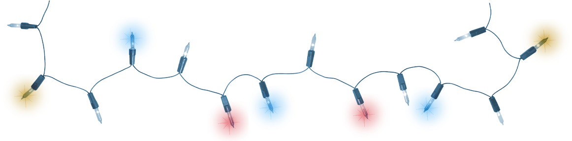 Animated Christmas Lights Transparent