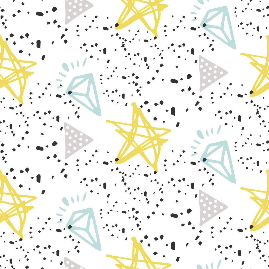 Download Hand Painted Fresh Diamond Stars Transparent Fill Picture ...