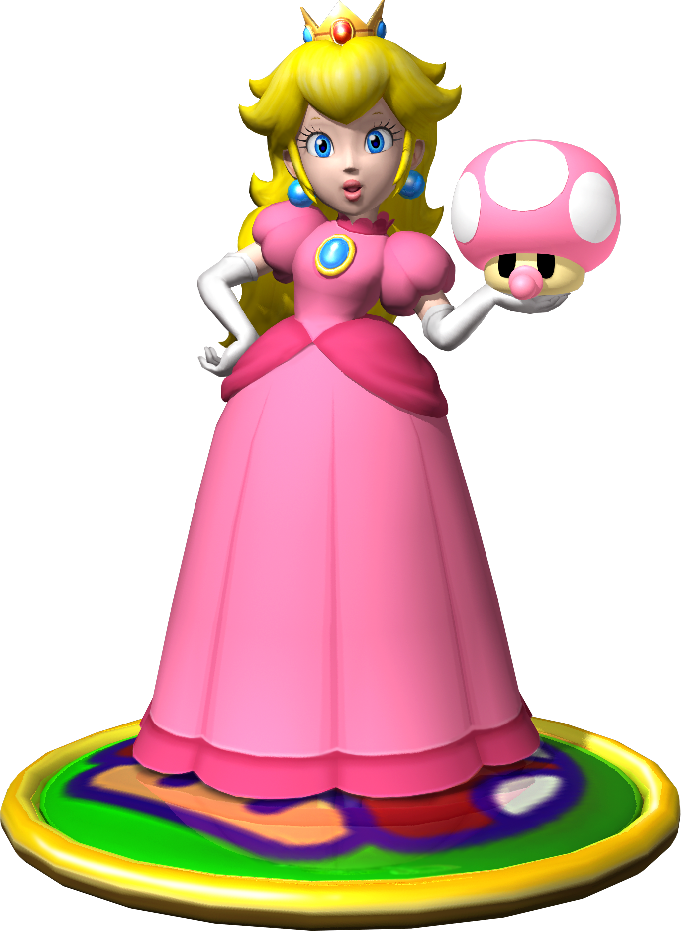 Download Graphic Free Stock Image Peach Artwork Party Png Mariowiki - Princess Peach Mario Party ...
