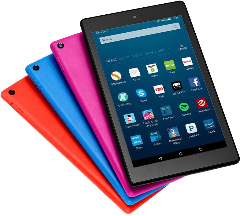 Download Tablet Kindle Fire Hd8 - Full Size PNG Image - PNGkit