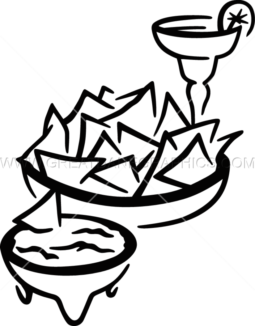 Download Fries Drawing Chip - Chips And Salsa Easy To Draw - Full Size ...