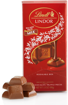 Download Milk Chocolate Lindor Bar - Lindt Chocolate Bar - Full Size ...