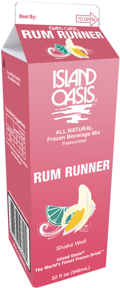 Download 20046 Io Rum-runner 32 Oz Carton - Island Oasis Rum Runner ...
