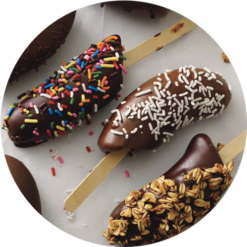 Download Chocolate Covered Bananas - Full Size PNG Image - PNGkit