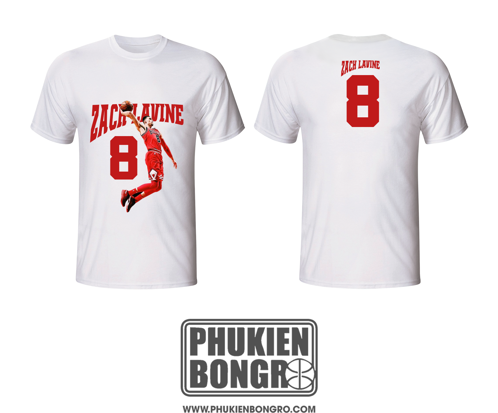 Download Ao Thun Bong Ro Zach Lavine - Active Shirt - Full Size PNG ...