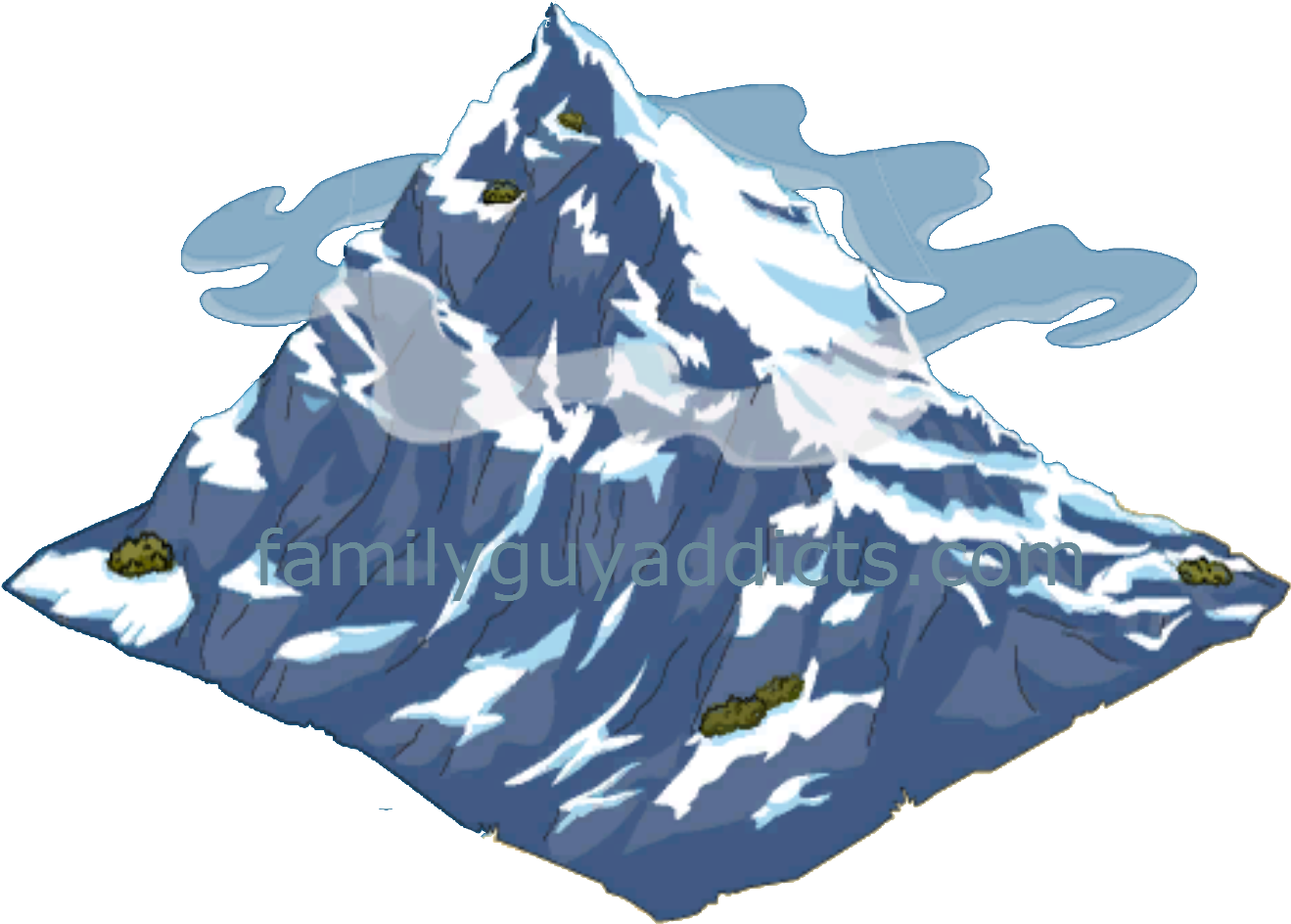Download Ice-capped Mountain - Summit - Full Size PNG Image - PNGkit