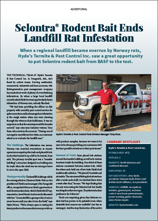 Download Selontra® Rodent Bait Ends Landfill Rat Infestation, - Flyer ...