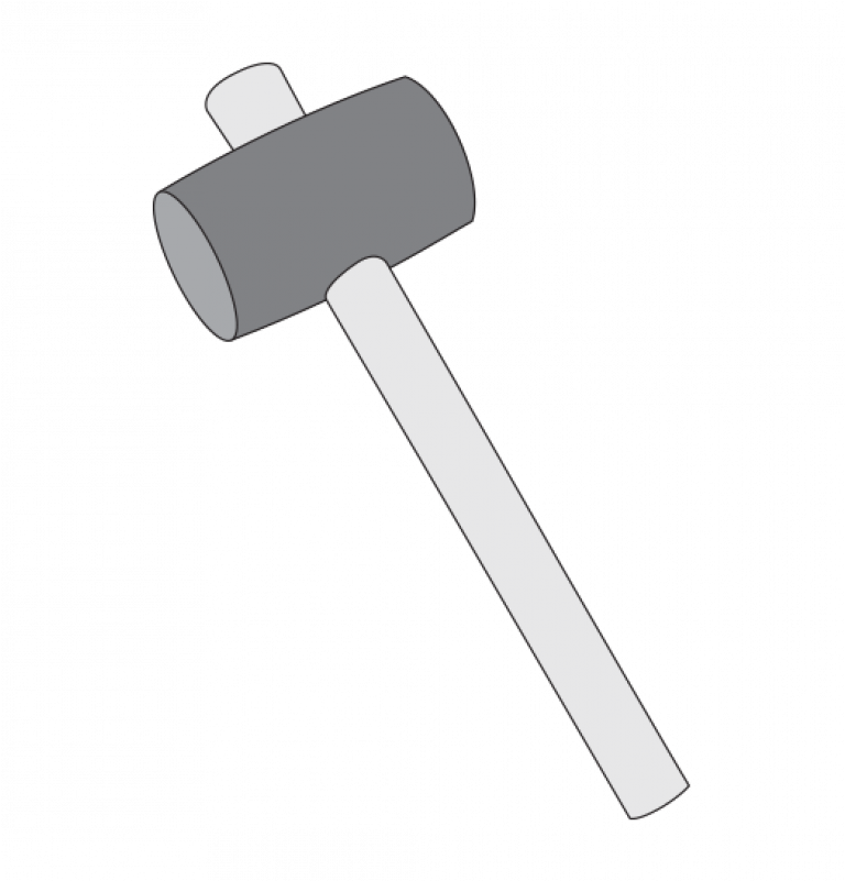 Download Rubber Mallet Parts Security Fencing Spikes Truguard - Lump ...