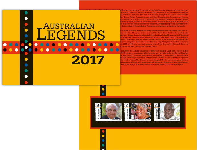 Download Australian Legends 2017 Stamp Pack - Aboriginal 2017 Australia ...