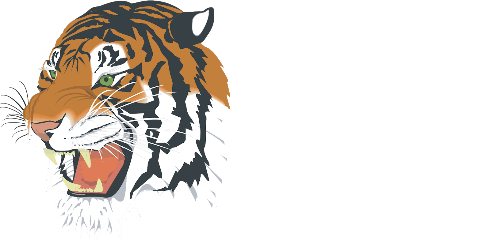 Download Tiger Png Logo - Roaring Tiger Head Clip Art - Full Size PNG ...