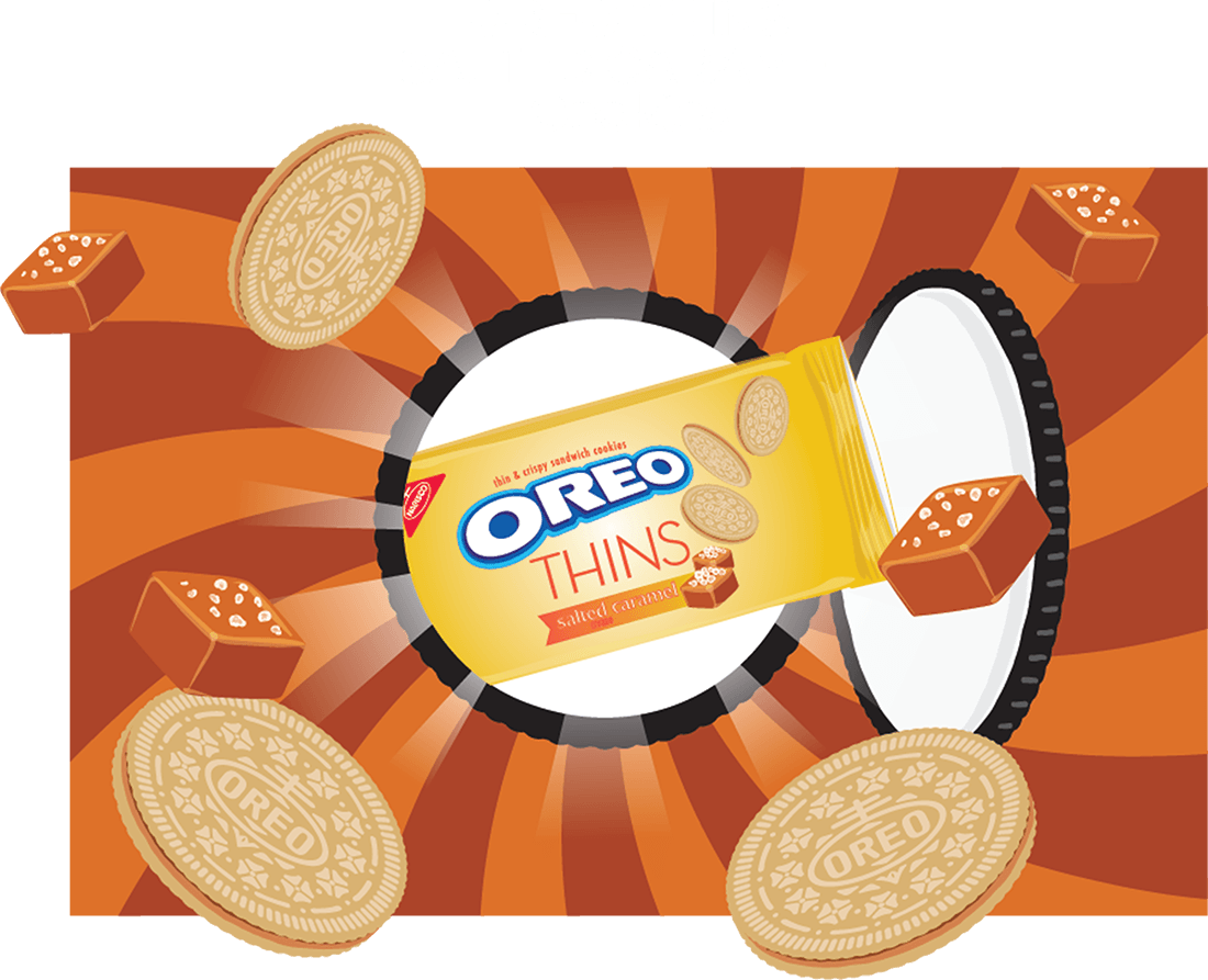 Download Salted Caramel Oreos - Oreo - Full Size PNG Image - PNGkit