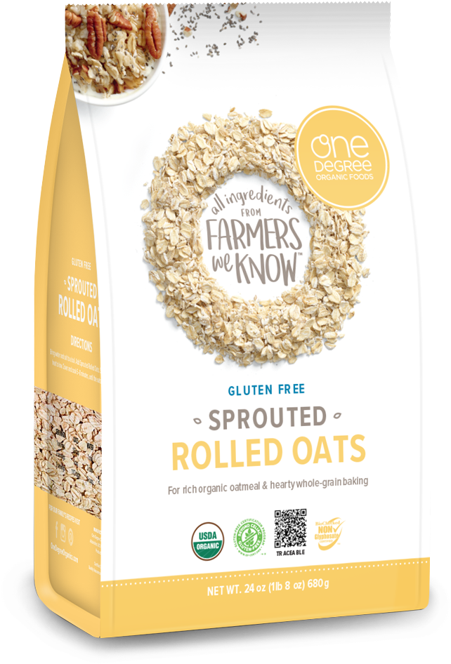 Download Organic Sprouted Rolled Oats - One Degree Sprouted Rolled Oats ...