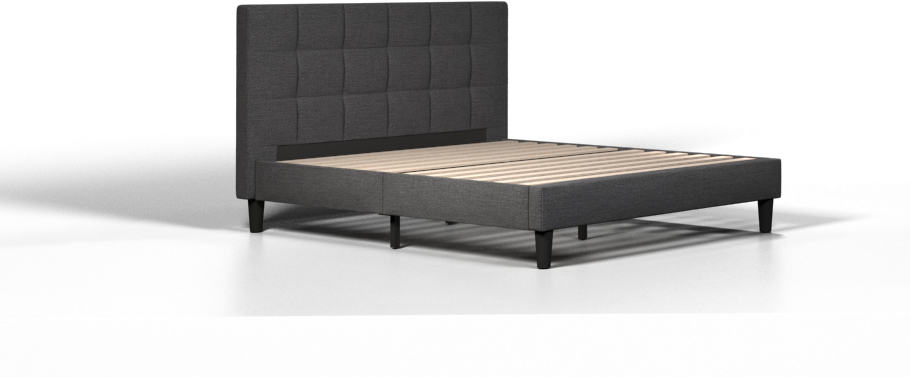Download Upholstered Bed - Bed Frame - Full Size PNG Image - PNGkit