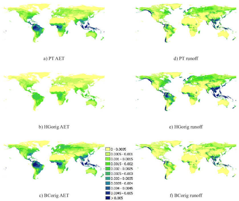 Download Global Maps With On The Left Annual Average Daily Actual ...