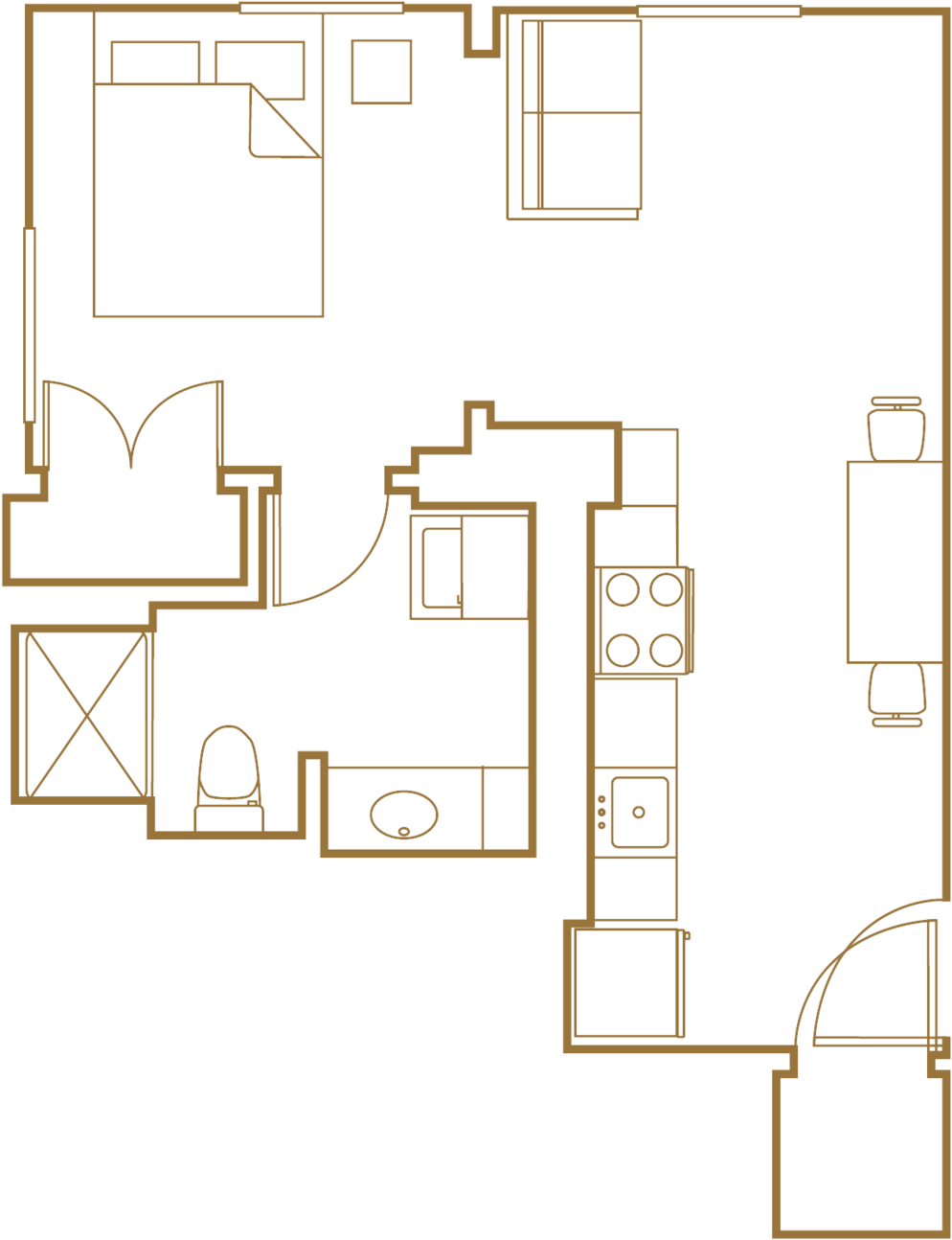 Download Studio Floor Plan - Floor Plan - Full Size PNG Image - PNGkit