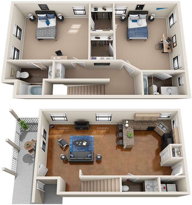 Download 2 Bedroom, - Floor Plan - Full Size PNG Image - PNGkit