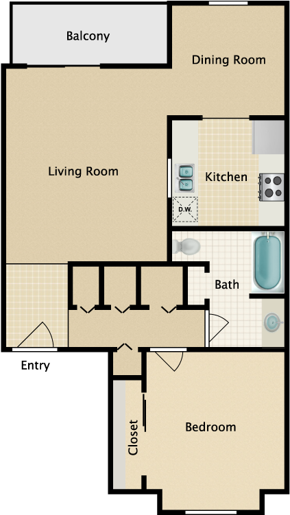 Download Furnish This Floor Plan - Floor Plan - Full Size PNG Image ...