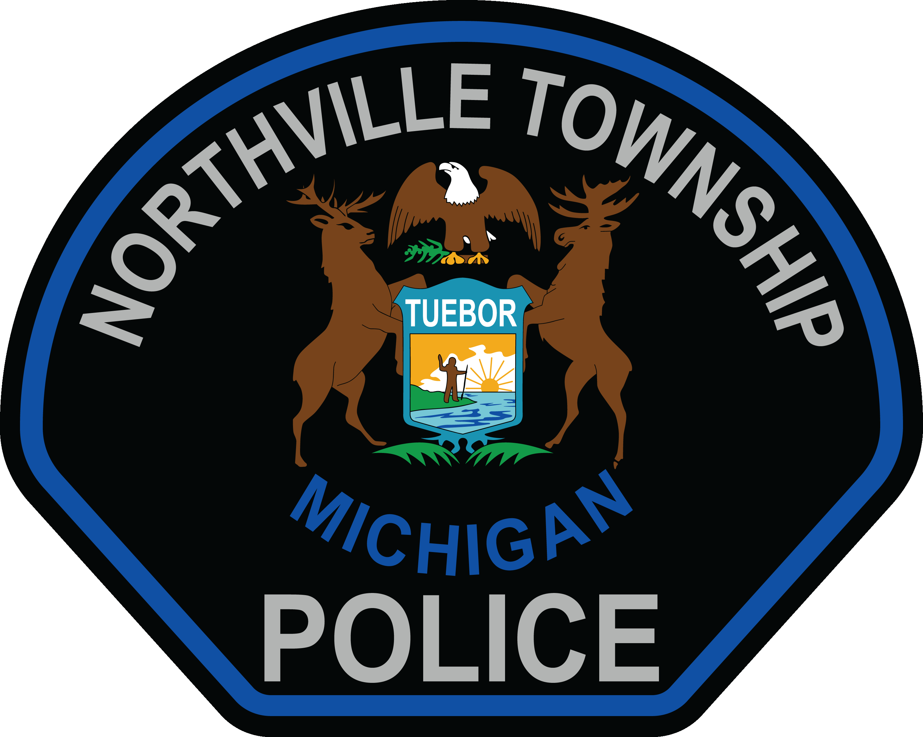 Download Transparent Police Logo - State Of Michigan Flag - PNGkit
