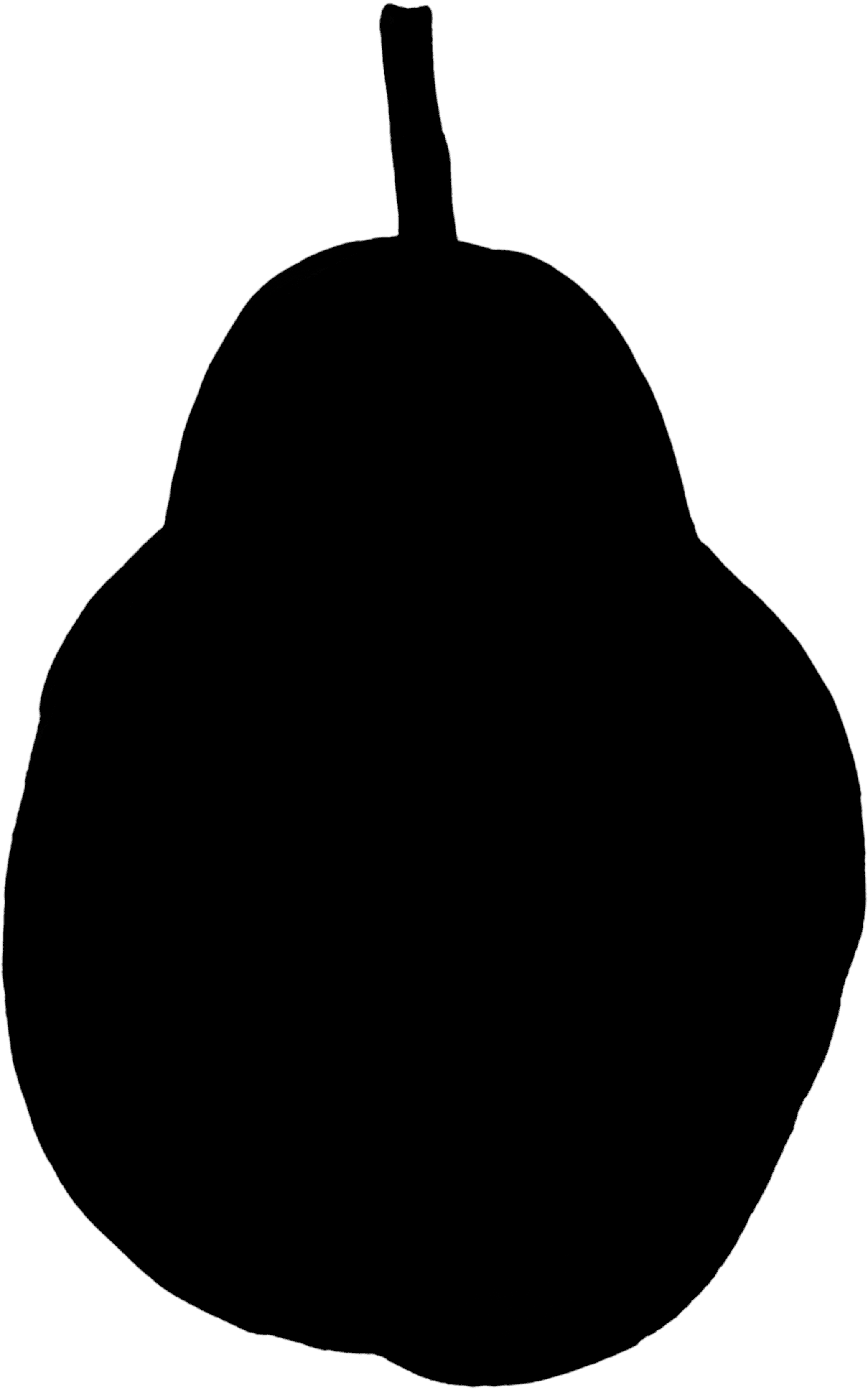 Download Pear Silhouette - Full Size PNG Image - PNGkit