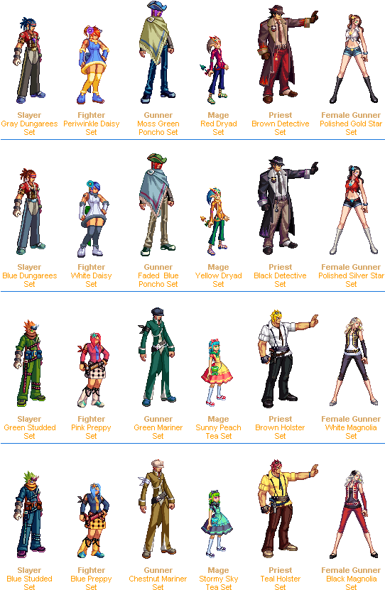 Download 11thstd - Dfo Female Fighter Avatar - Full Size PNG Image - PNGkit