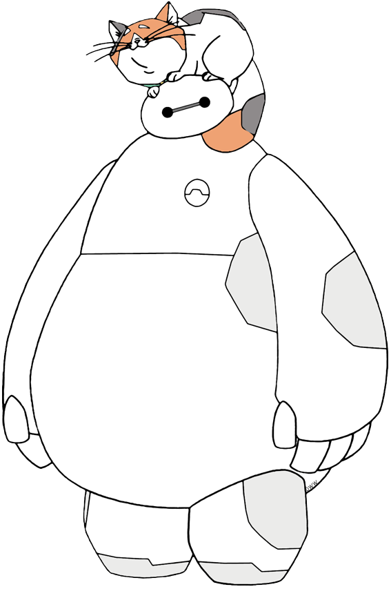 Download Waving Baymax, - Cartoon - Full Size PNG Image - PNGkit