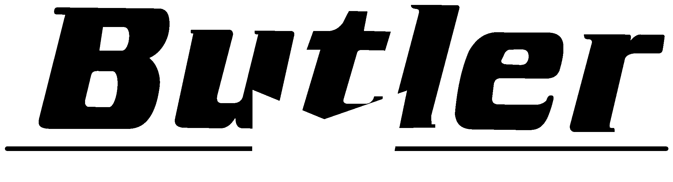 Download Butler Logo Black And White - Butler - Full Size PNG Image ...