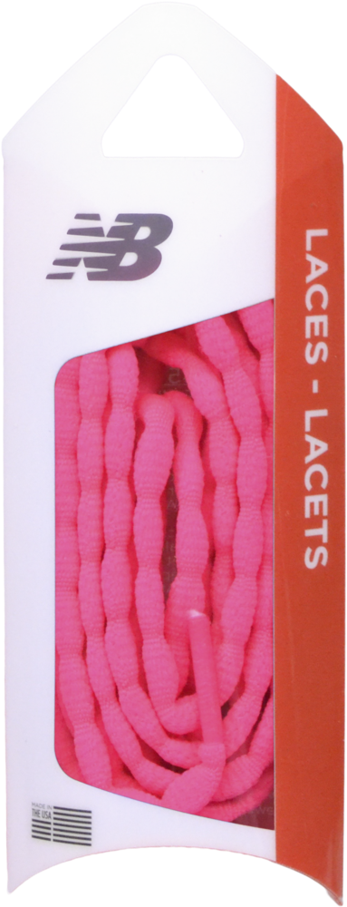 Download Nb Sure-lace™ Neon Pink Shoelace - New Balance - Full Size PNG ...