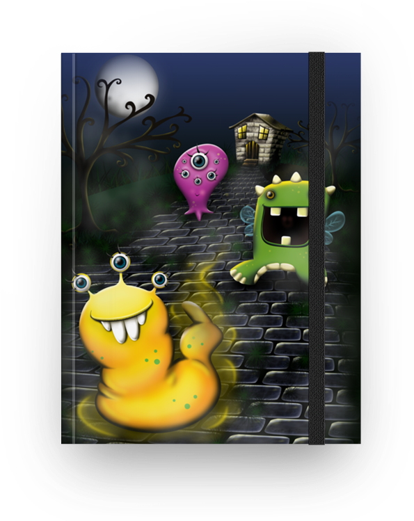 Download Caderno Cute Monsters De Simone Moskona - Cartoon - Full Size ...