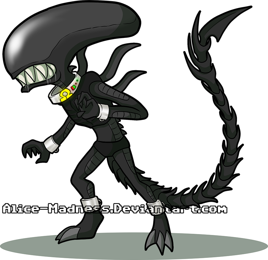 Download Xenomorph Clipart Chibi - Alien Xenomorph Drawing Cartoon ...
