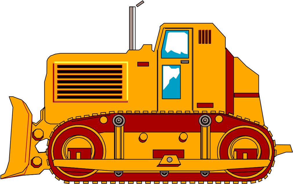 Download Free Library Bulldozer Clipart Cartoon - Dozer Png - Full Size ...