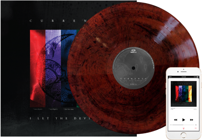 Download 'i Let The Devil In' Red With Black Swirl Splatter - Ipod ...