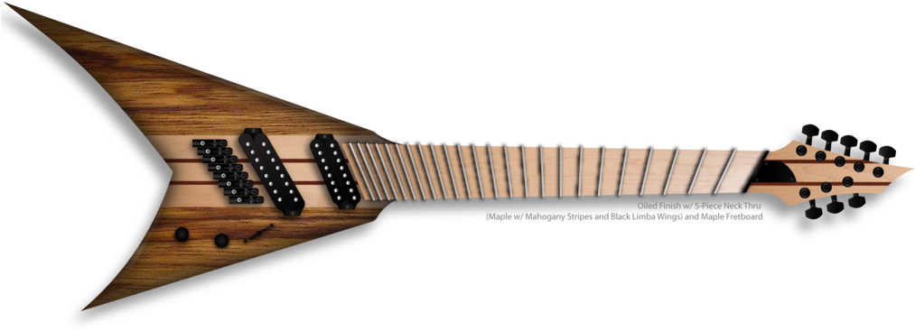 Download Fanned Fret, 8 String V - Plywood - Full Size PNG Image - PNGkit