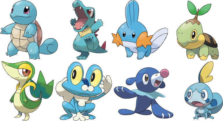 Download Transparent 263 Kb Png - Pokemon Most Popular Starter - PNGkit