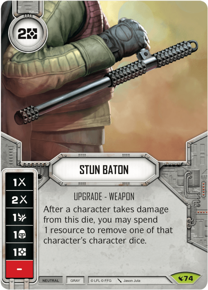 Download Stun Baton - Star Wars Destiny Stun Baton - Full Size PNG ...