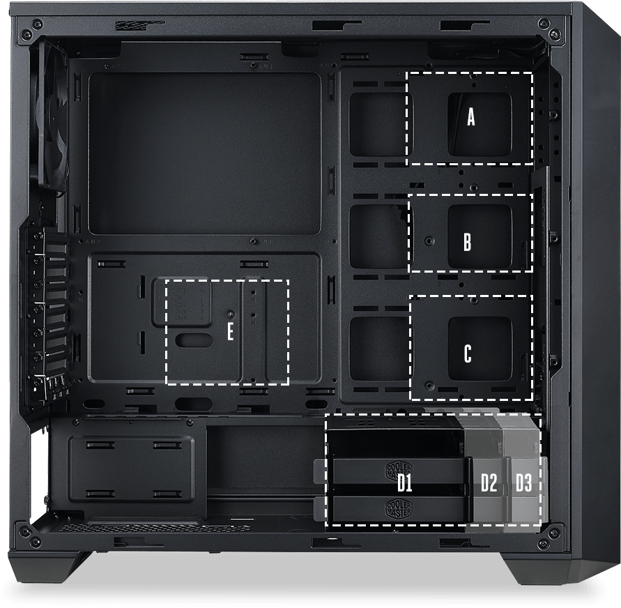 Download Computer Case - Full Size PNG Image - PNGkit