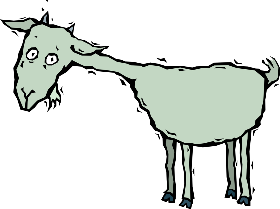 Download More In Same Style Group - Sick Goat Cartoon - Full Size PNG ...