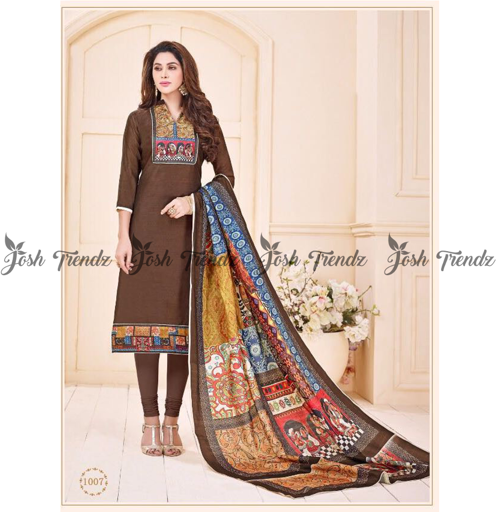 Download Kashmora Salwar Jt Km Salwar - Silk - Full Size PNG Image - PNGkit
