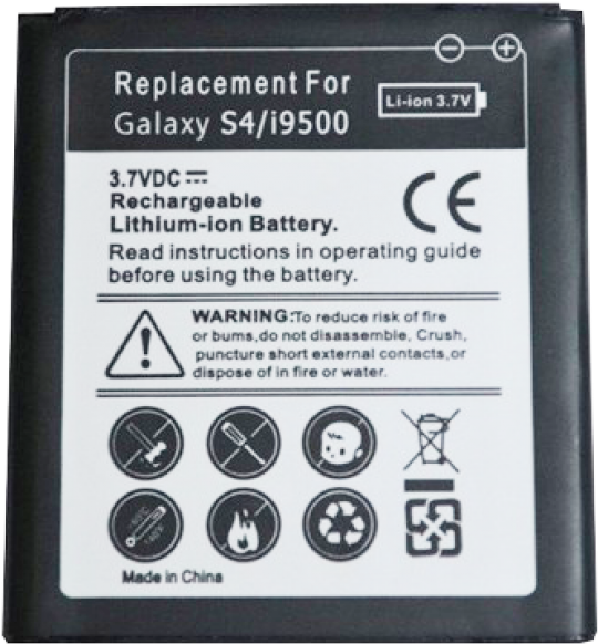 Download Replacement Battery For Samsung Galaxy S4, X4 Sp - Galaxy S3 ...