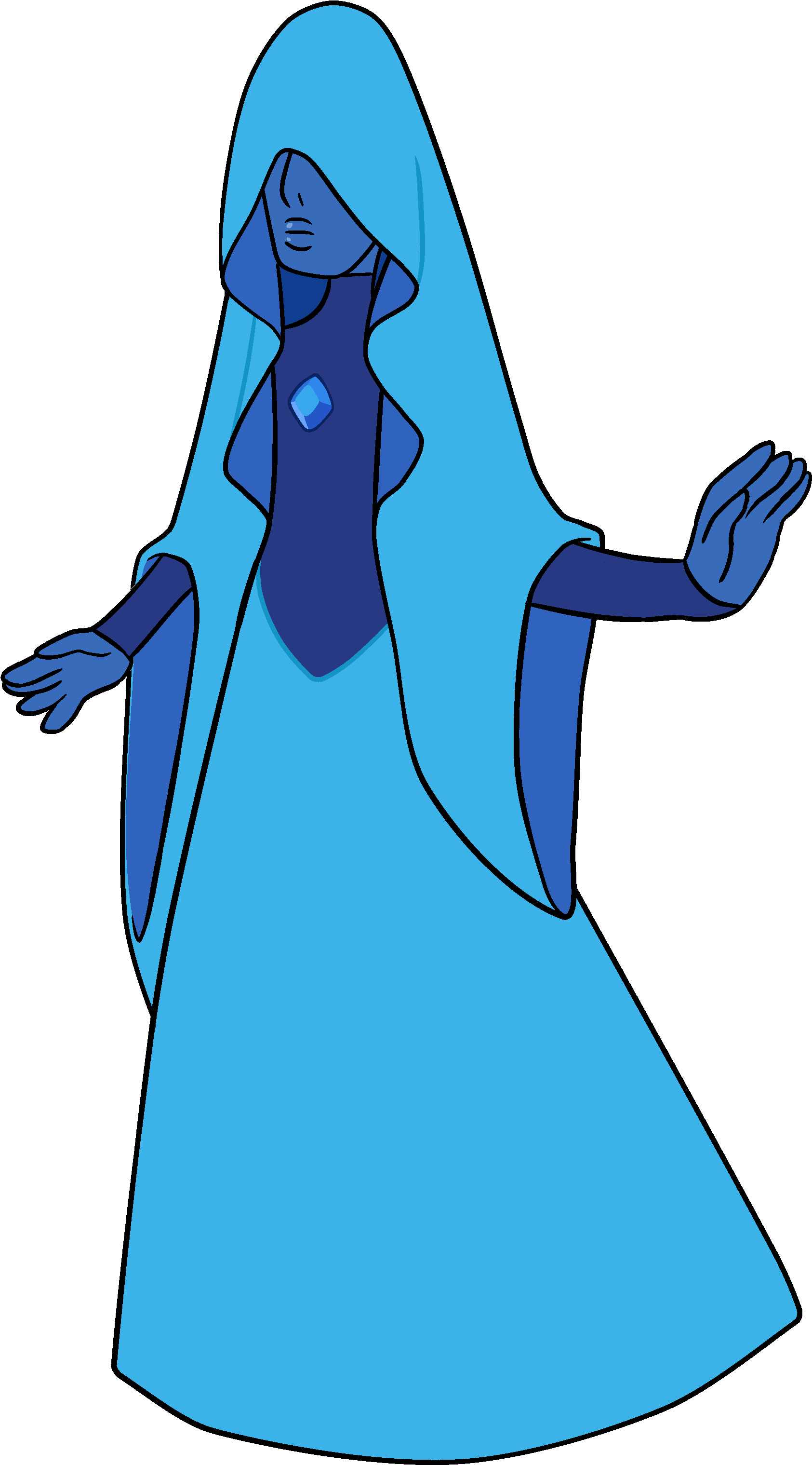 Download Blue Diamond Standing Fanmade - Steven Universe Diamond Blue ...
