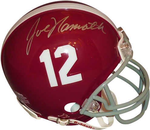 Download Joe Namath Autographed Alabama Crimson Tide Mini Helmet ...