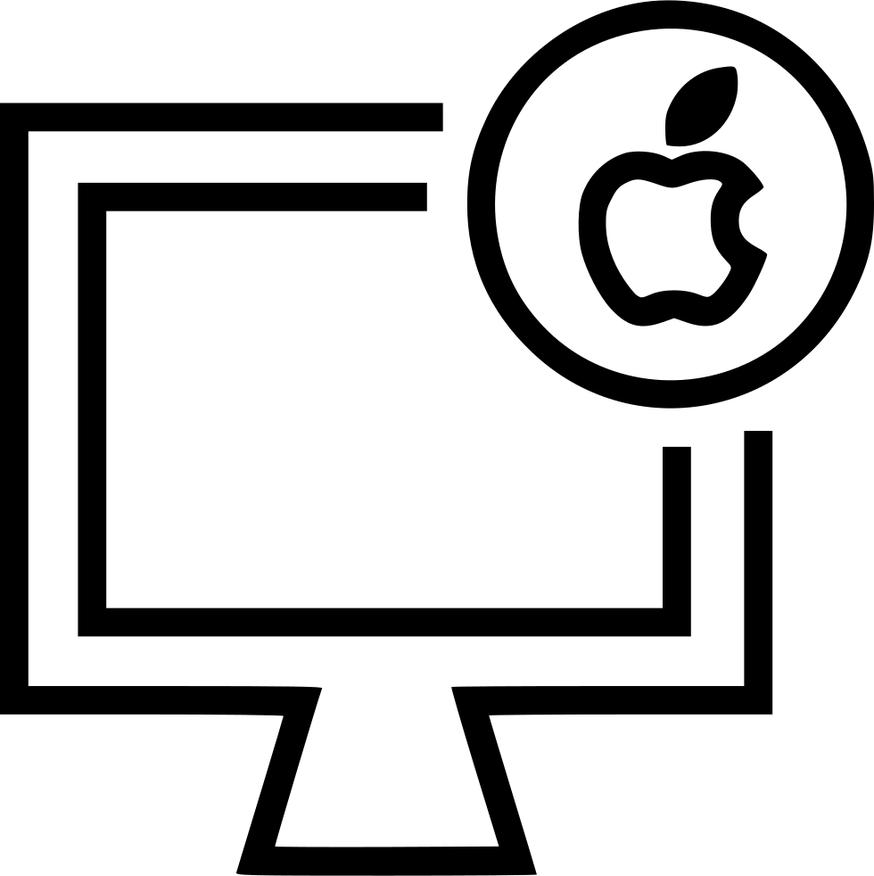 Download Computer Mac Apple Comments - Line Art - Full Size PNG Image ...