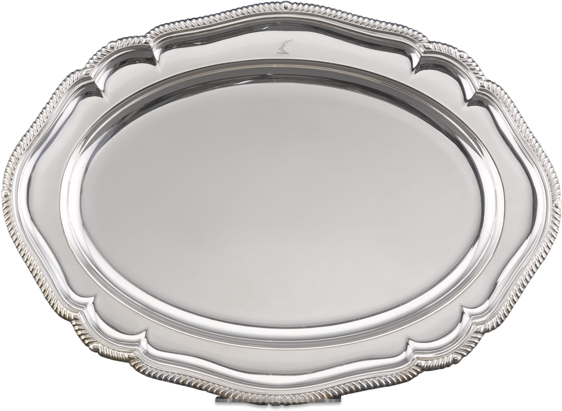 Download Fine Silverplate Meat Platter - Silver - Full Size PNG Image ...