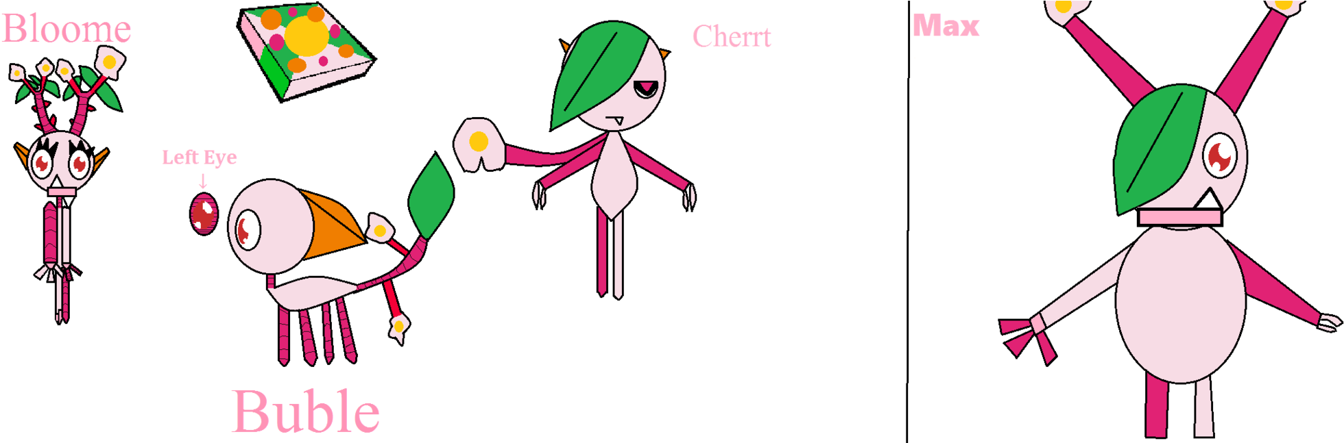 Download Mixels Tribe And Ocs The Blossom Gang - Cartoon - Full Size ...