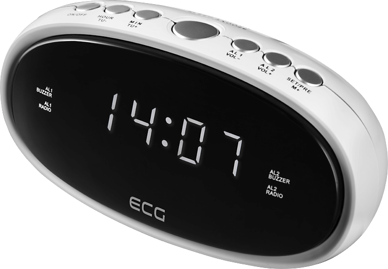 Download Alarm Clocks Your Way - Ecg Rb 010 Black Radio Alarm Clock ...
